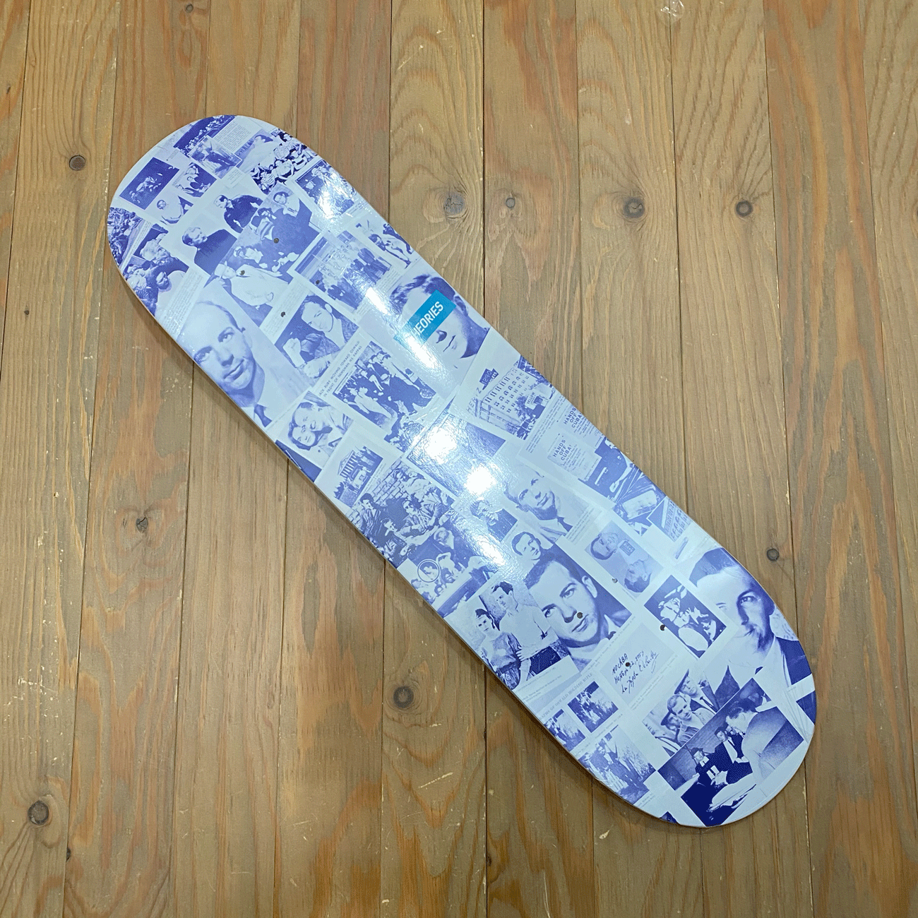 APRIL HALFTONE BLUE/YELLOW DECK 8.125inch | 東京のスケートボード